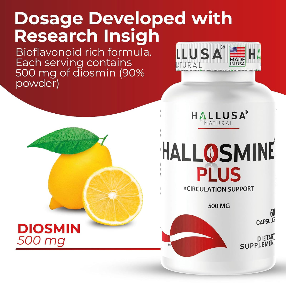 Diosmin capsules for healthy legs
