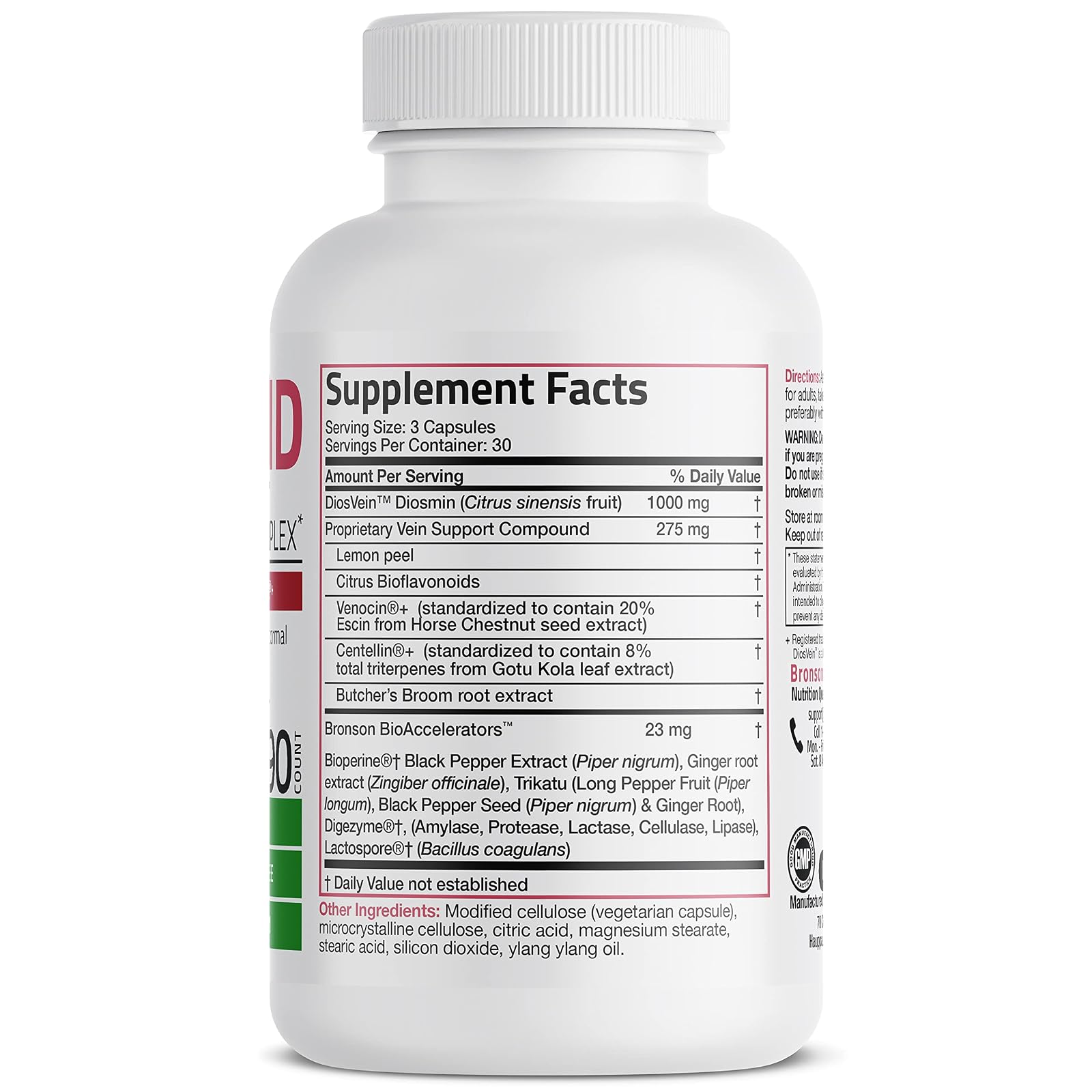 Diosmin capsules for healthy veins
