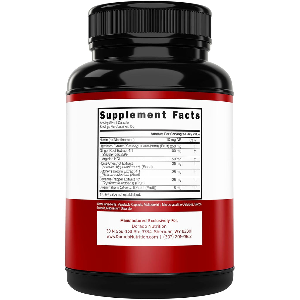 Diosmin capsules for improved blood flow