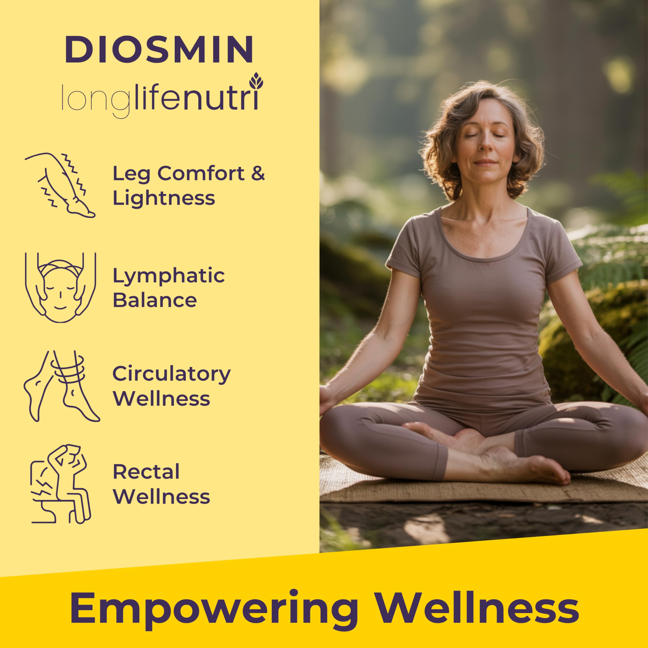 Diosmin capsules for overall wellness