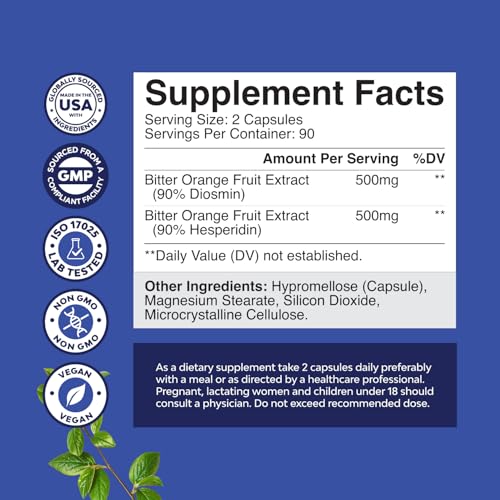 Diosmin Hesperidin antioxidant support