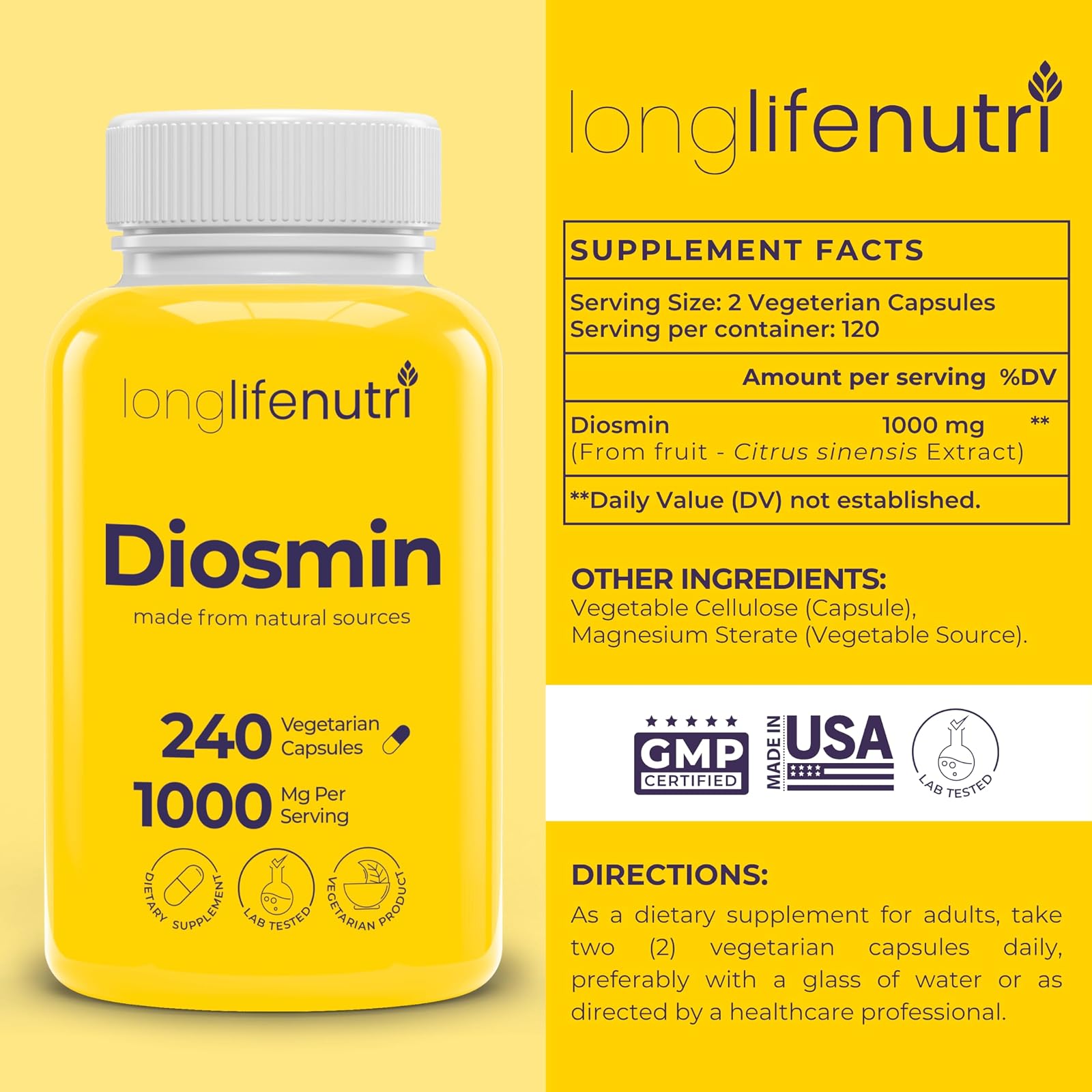 Diosmin multivitamin for women’s wellness