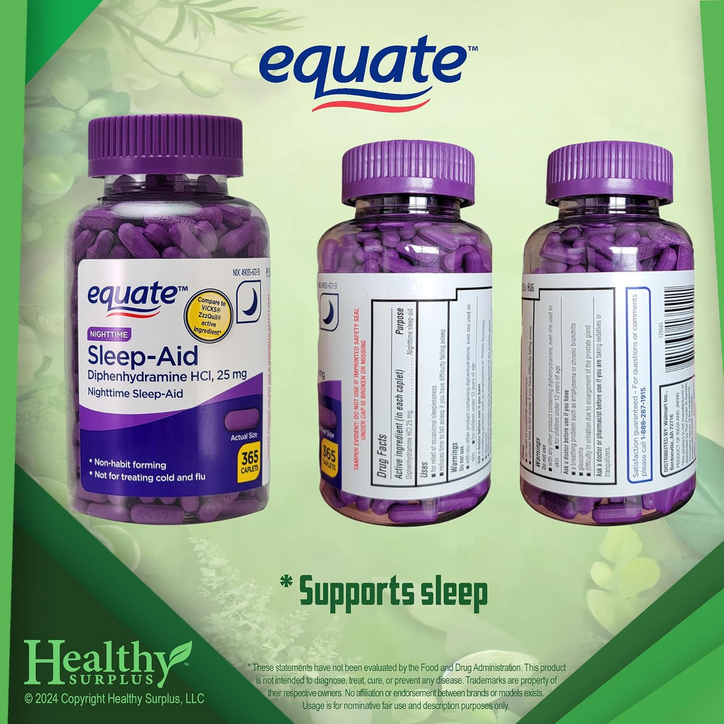 Diphenhydramine HCI for better sleep quality
