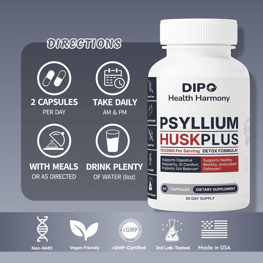 DIPO psyllium capsules for weight management