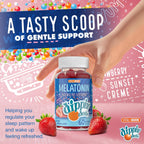 Dippin' Dots gummies for bedtime routine