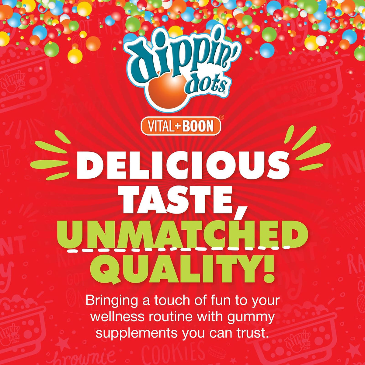 Dippin' Dots hair health formula