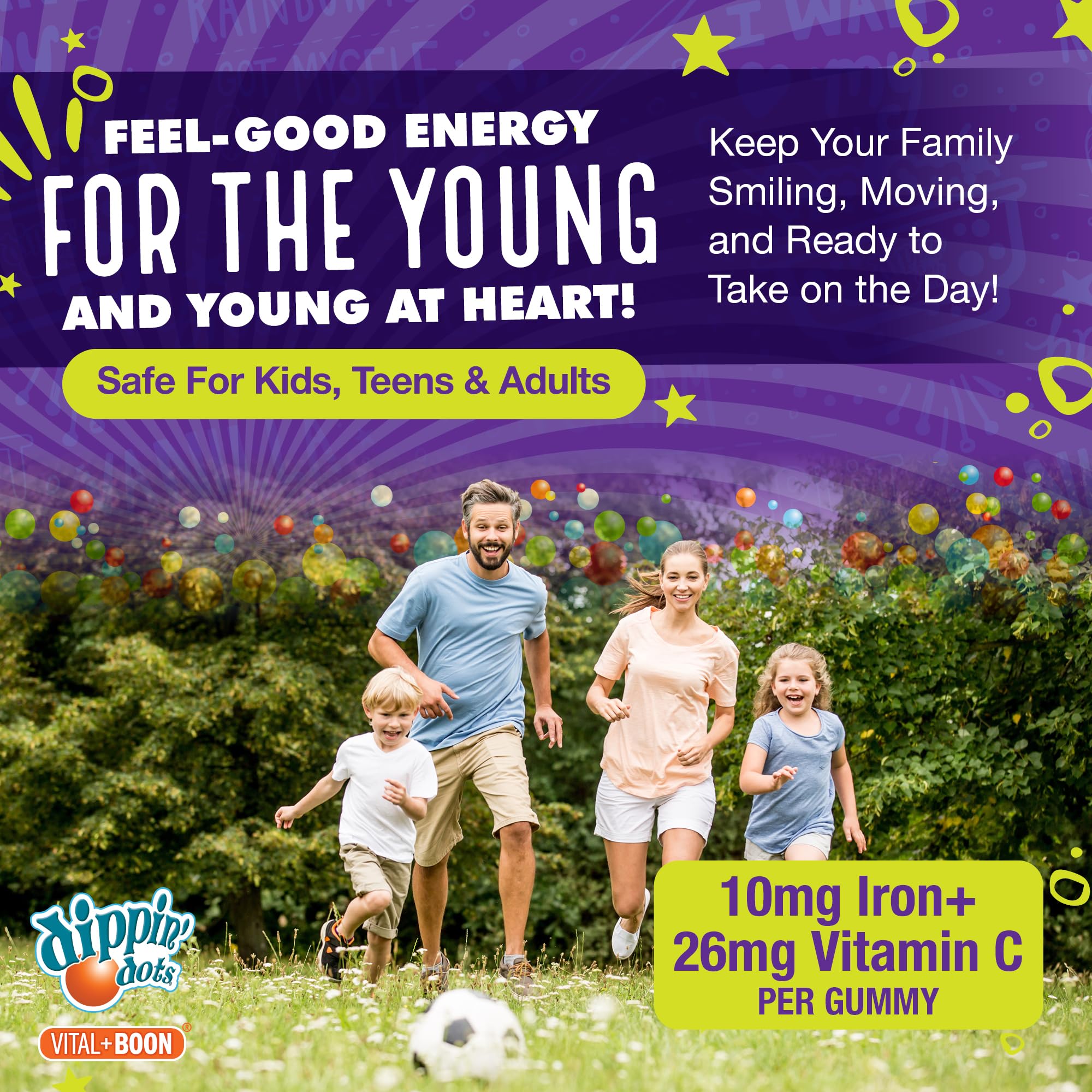 Dippin' Dots iron gummies
