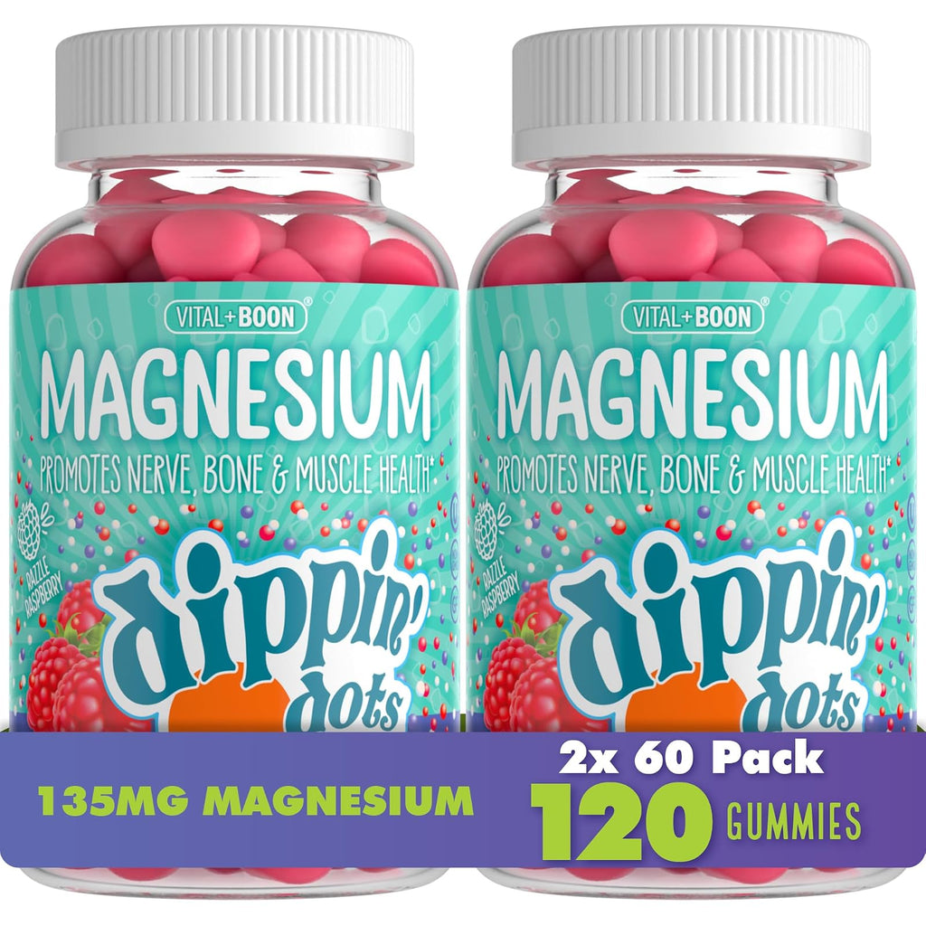 Dippin' Dots magnesium gummies for relaxation