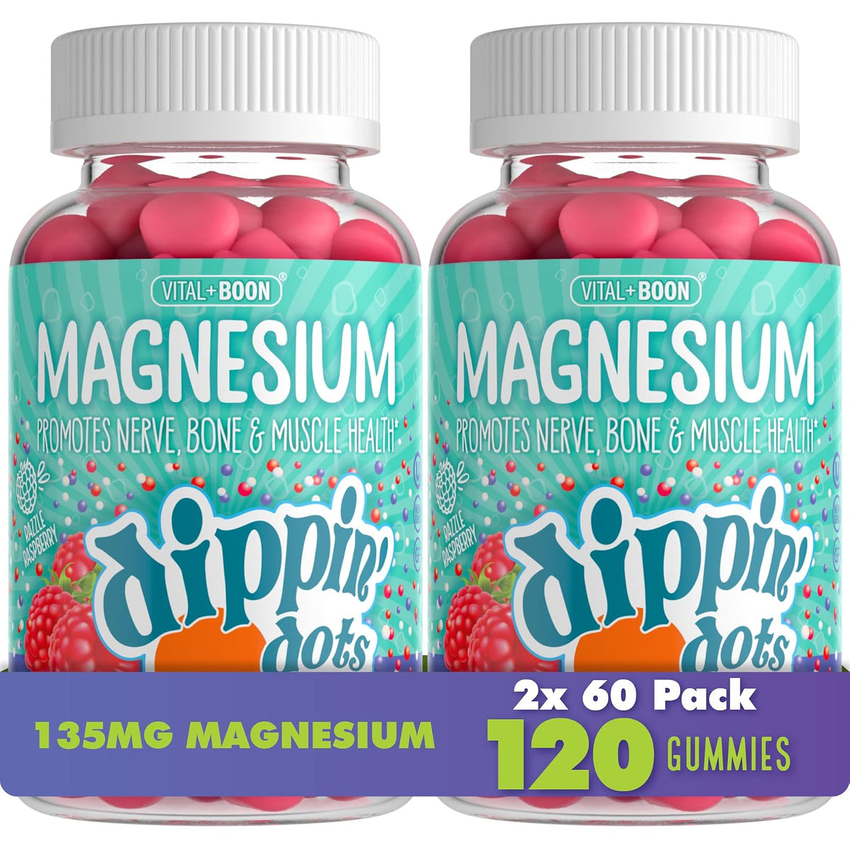 Dippin' Dots magnesium gummies for relaxation