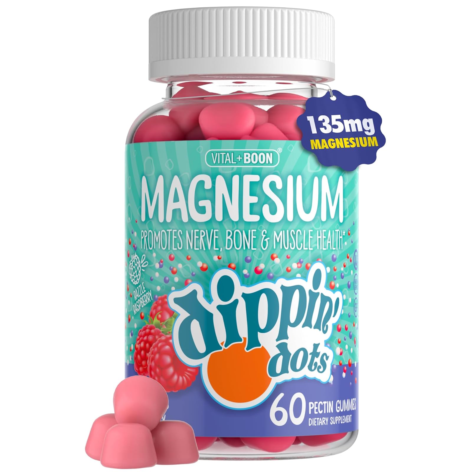 Dippin' Dots magnesium gummies for relaxation