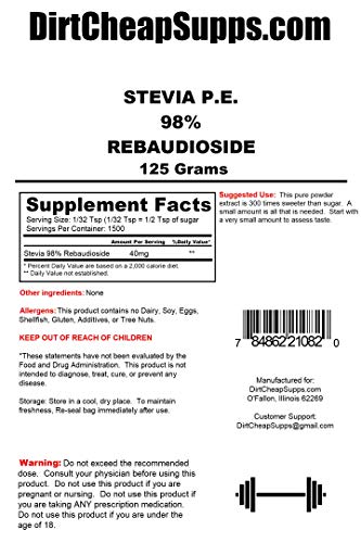 DirtCheapSupps stevia health benefits