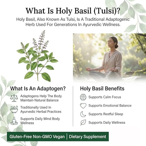 discover holy basil's calming properties
