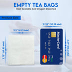 disposable strainer bags for herbal tea