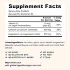 dissolvable calcium and magnesium tablets