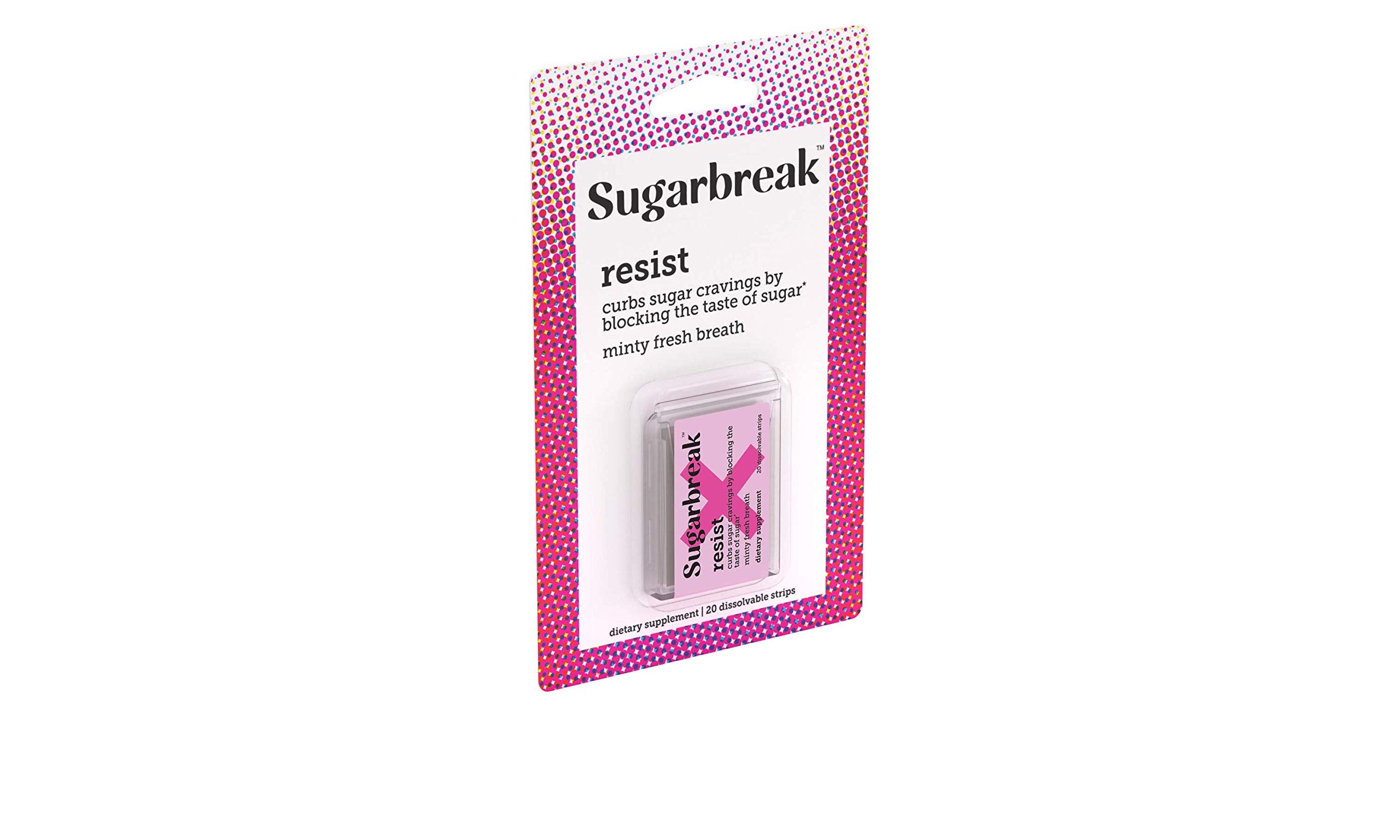 dissolvable minty strips for cravings
