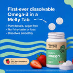 Dissolvable omega-3 tabs for children