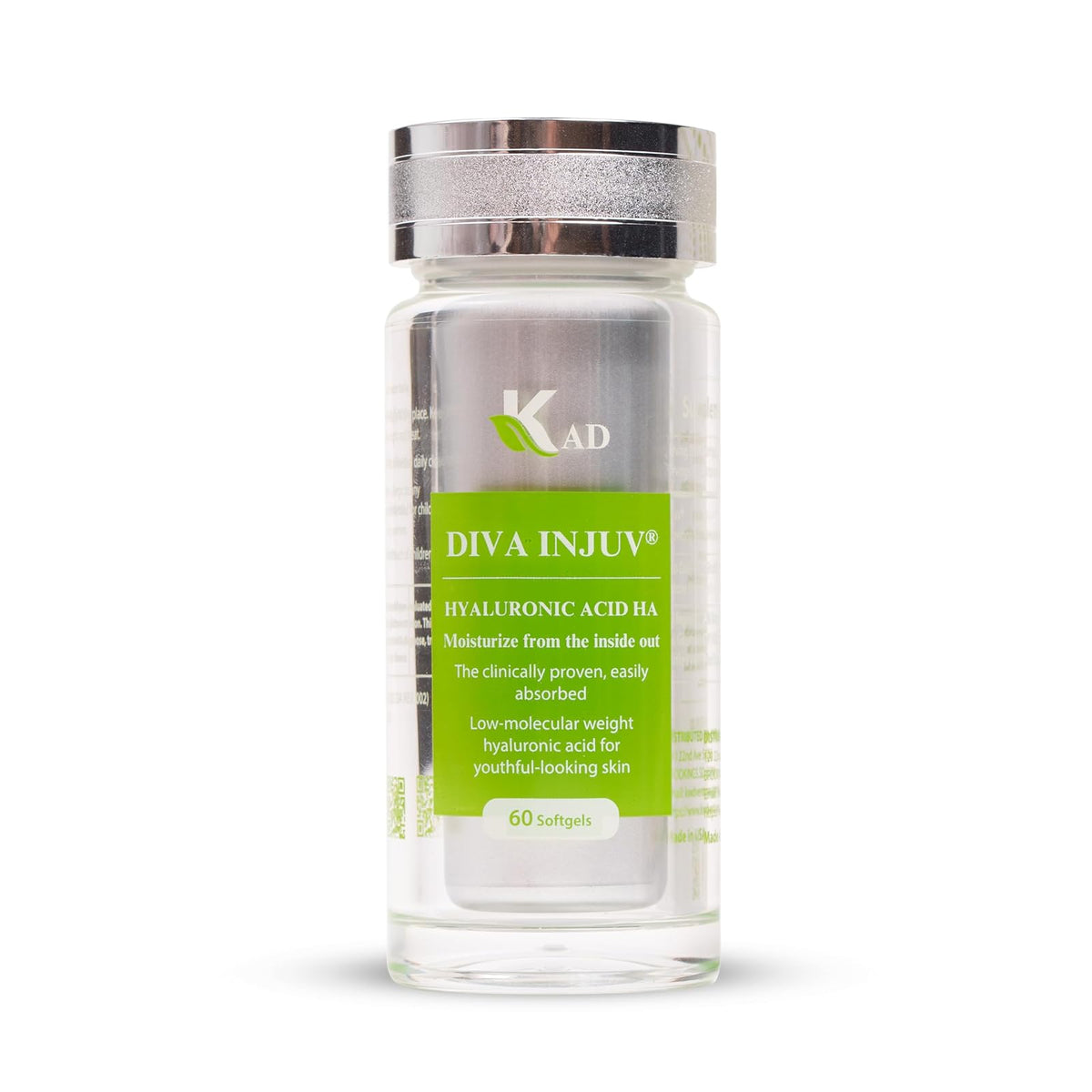 Diva Hyaluronic Acid softgels for hydration