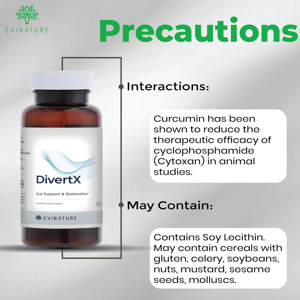 DivertX curcumin capsules for immunity