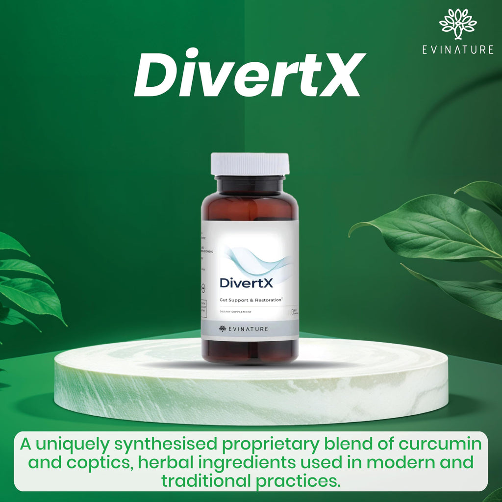 DivertX herbal support for gut wellness