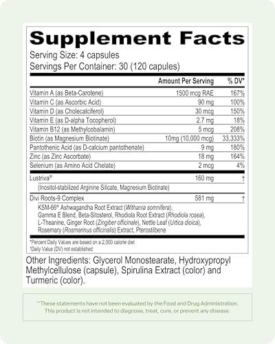 Divi vitamins for hair nourishment