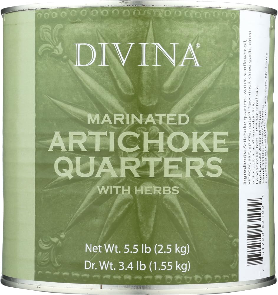 Divina artichoke quarters for dips