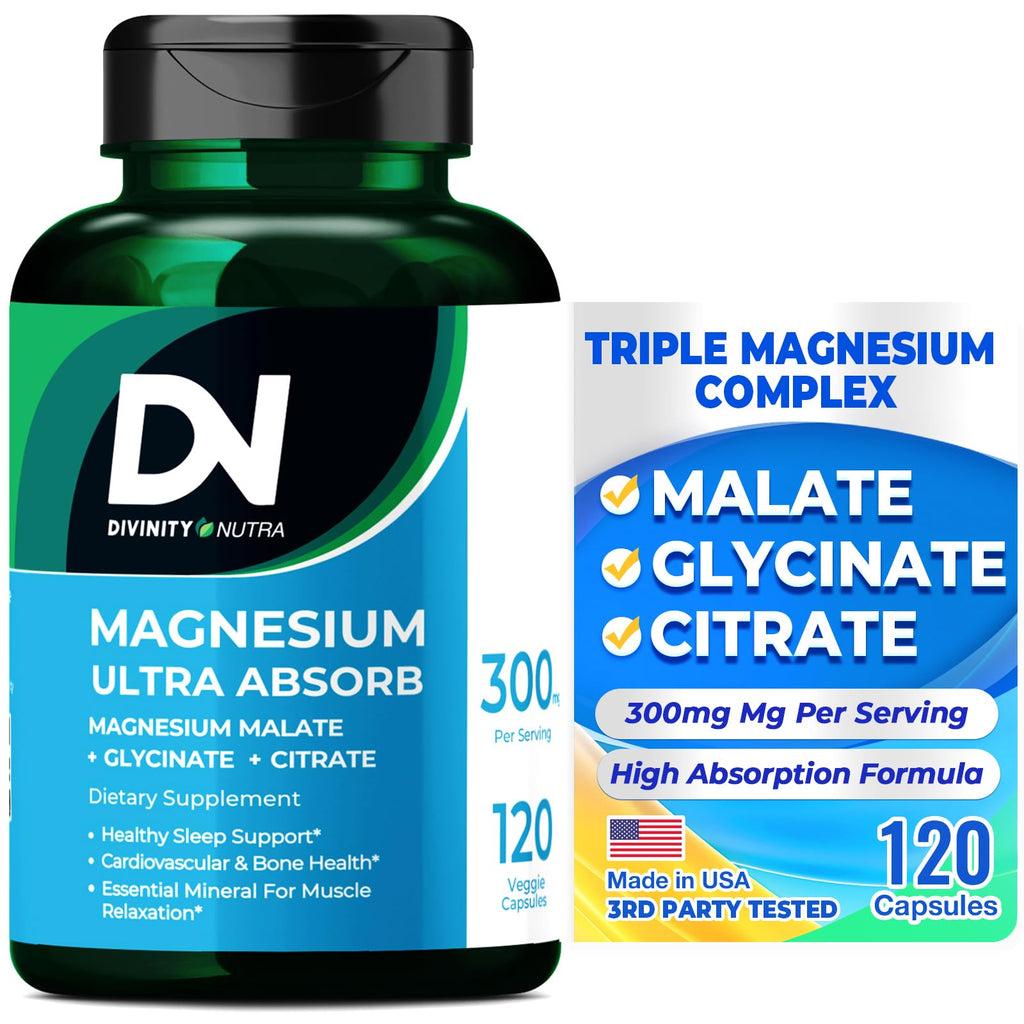 Divinity Nutra magnesium glycinate capsules