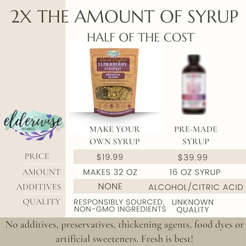 DIY elderberry syrup with ease