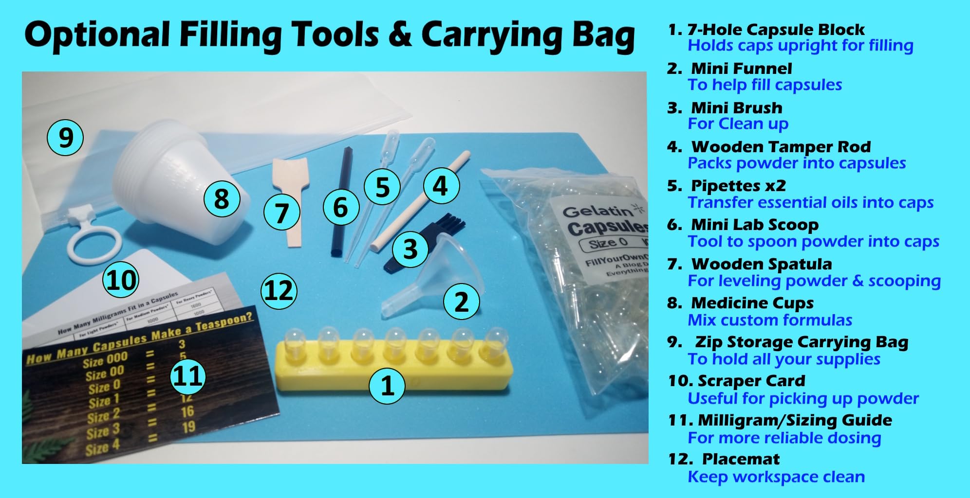 DIY herbal supplement capsule maker