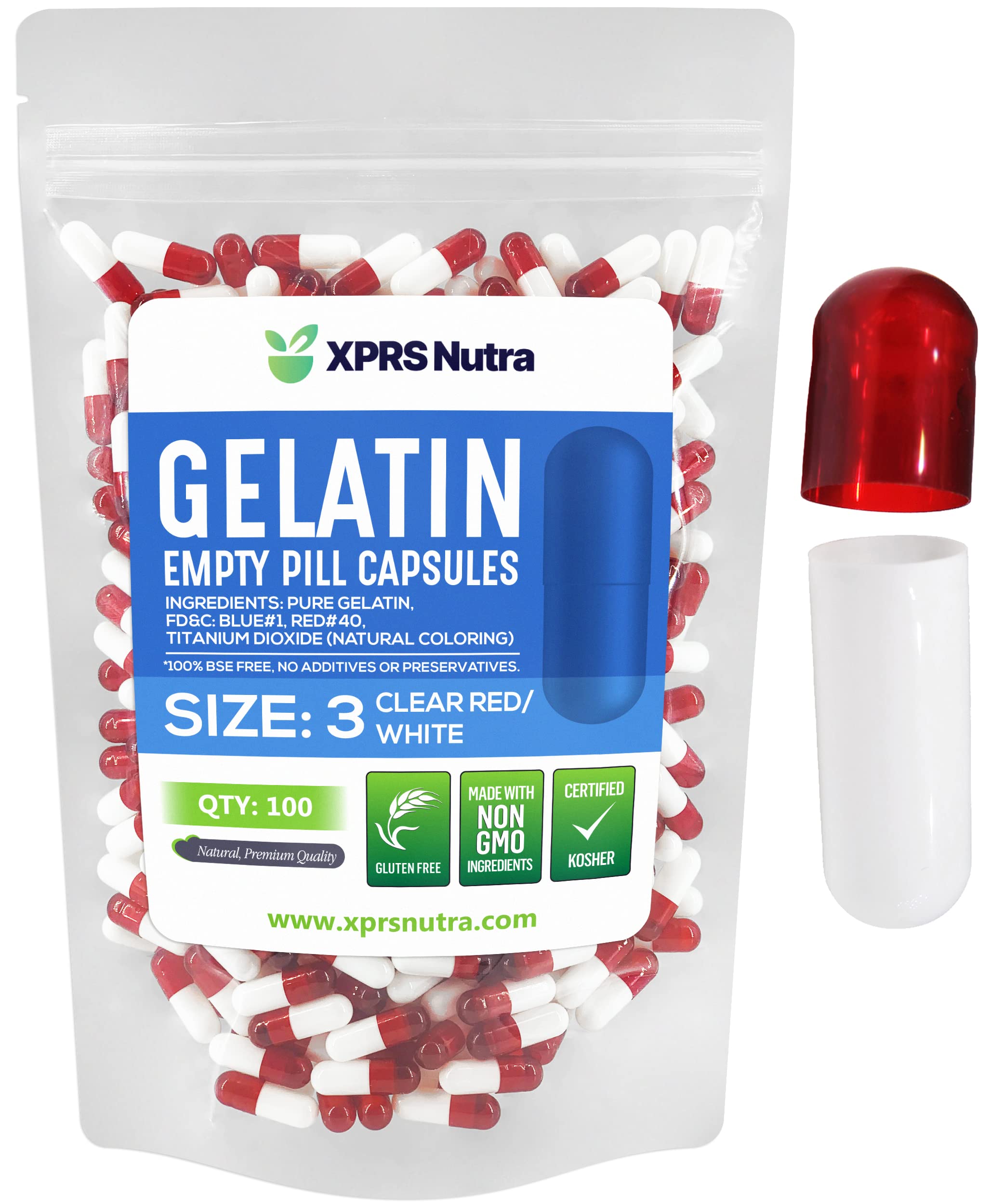 DIY multivitamins with clear capsules