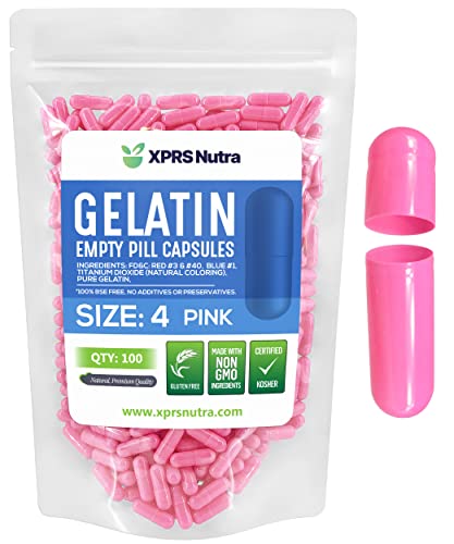 DIY pills with pure bovine gel caps