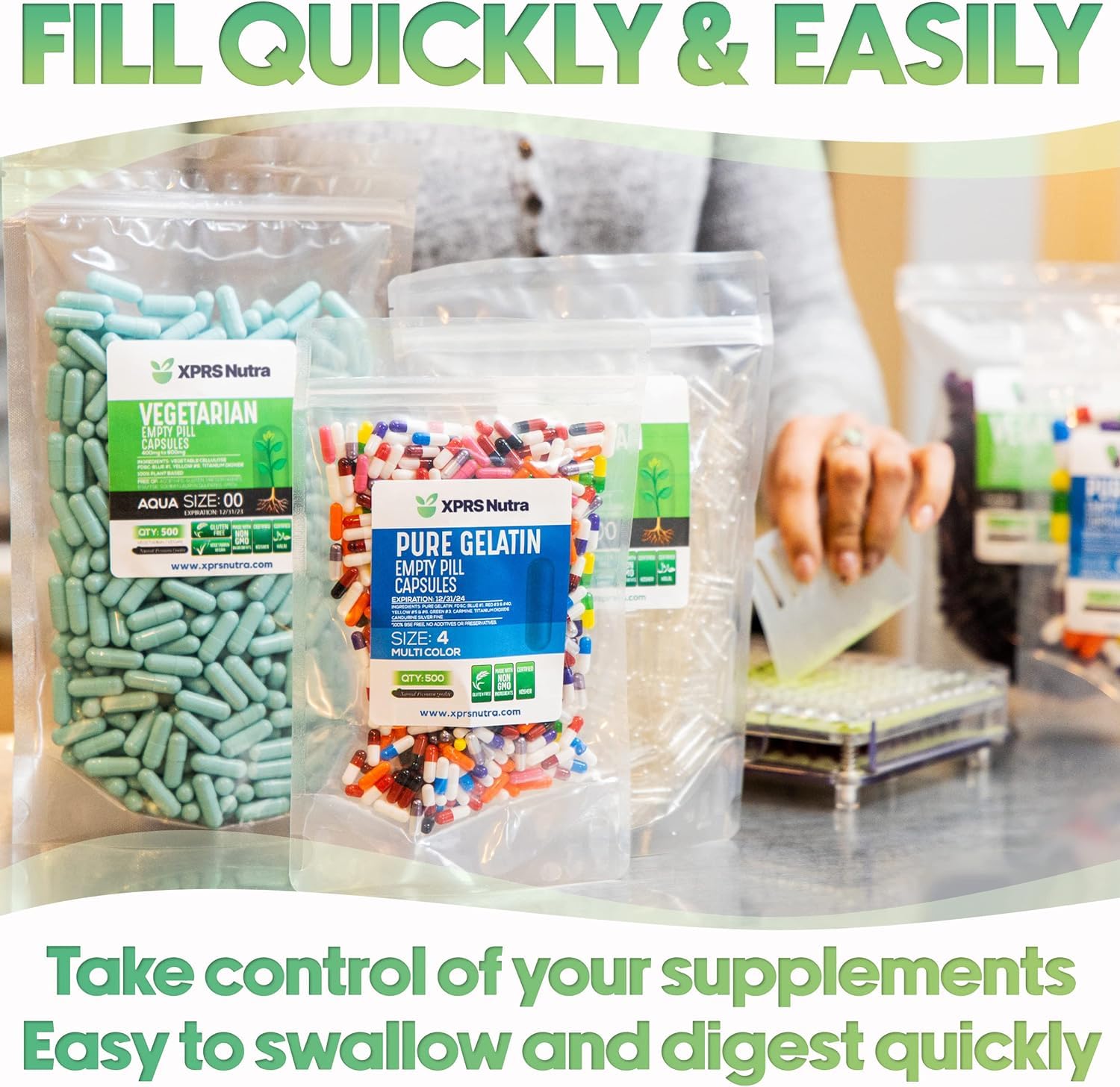 DIY vitamin and mineral capsules