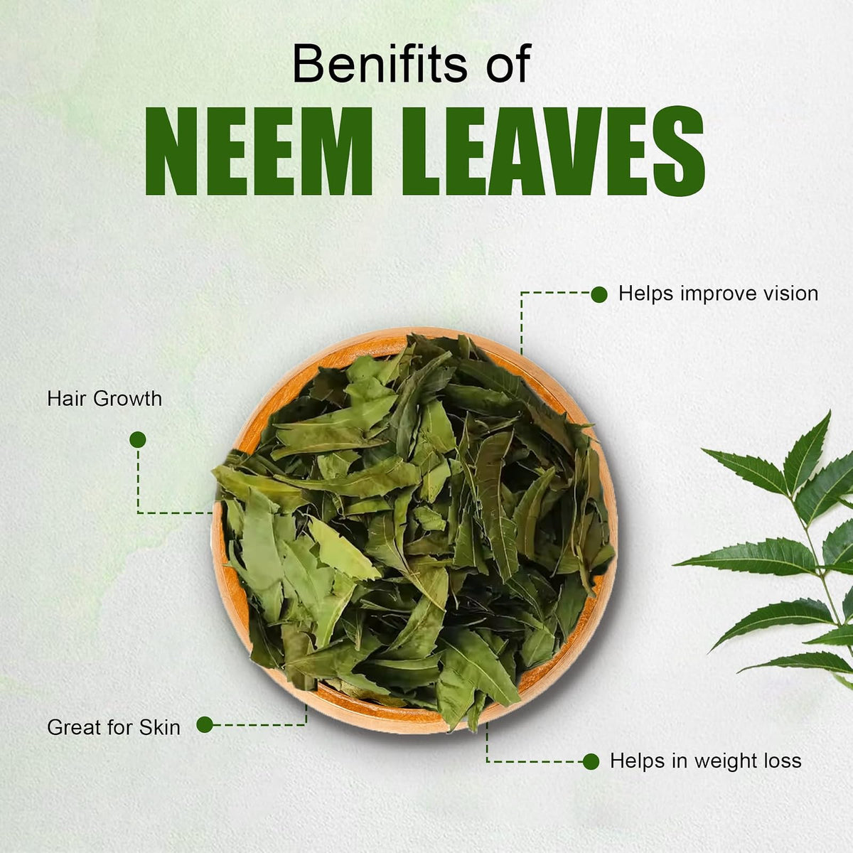 Diyon neem leaves for herbal remedies