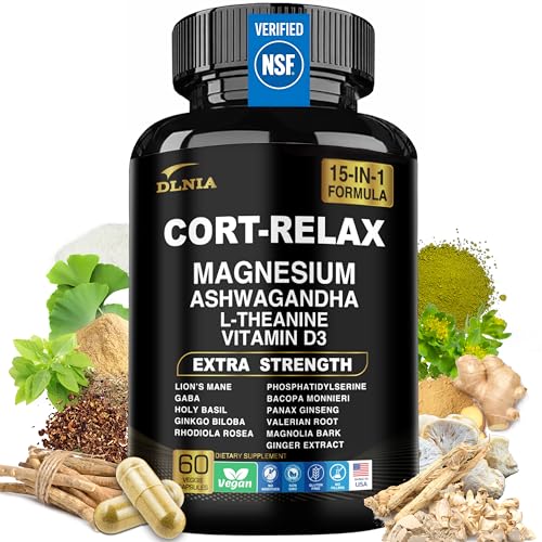 DLNIA ashwagandha capsules for stress relief