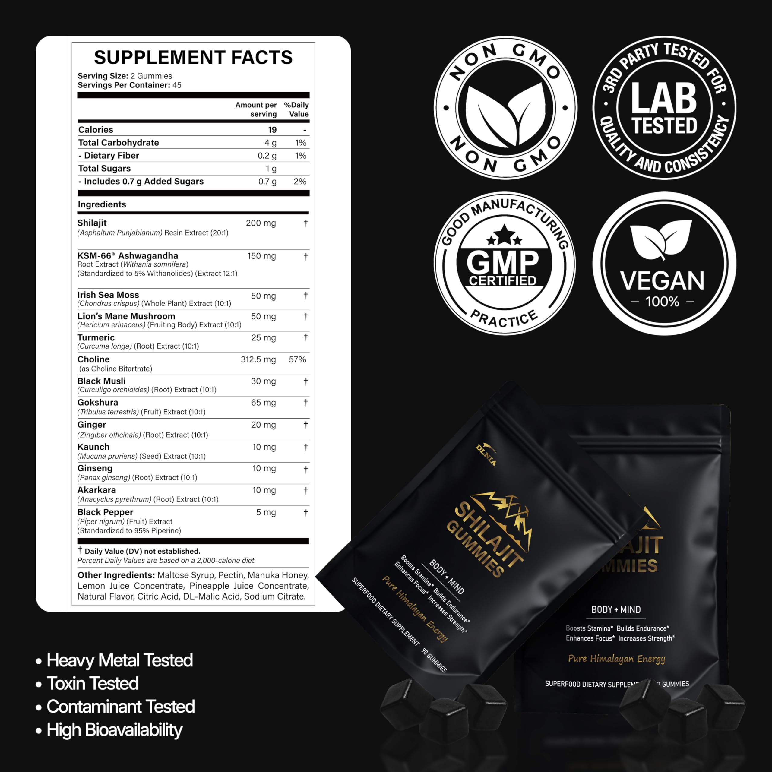 DLNIA gummies for overall health