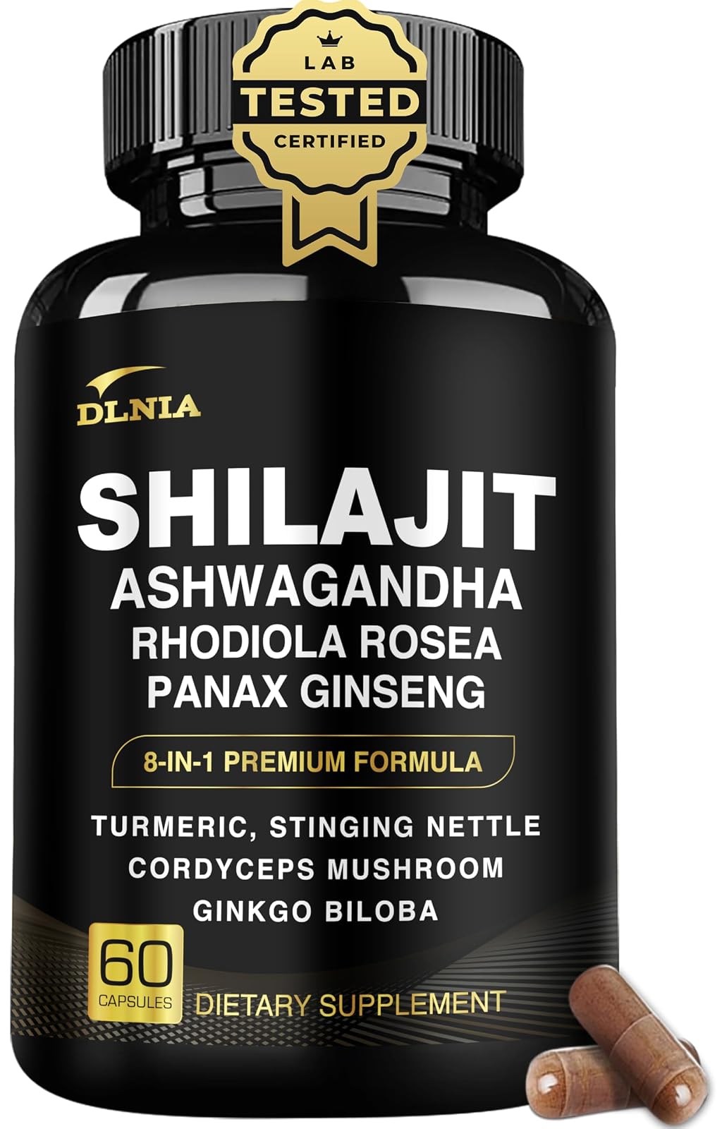 DLNIA shilajit capsules for energy