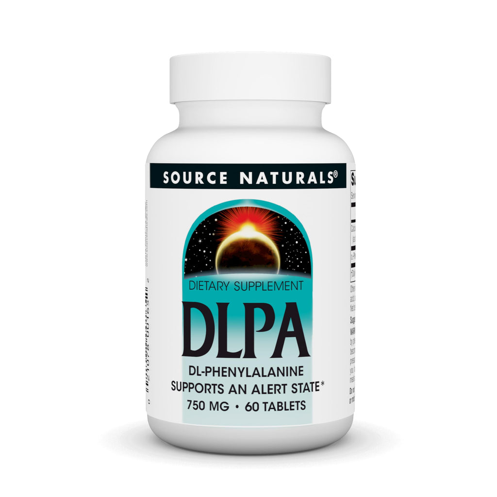 DLPA 750 mg vitamin tablets