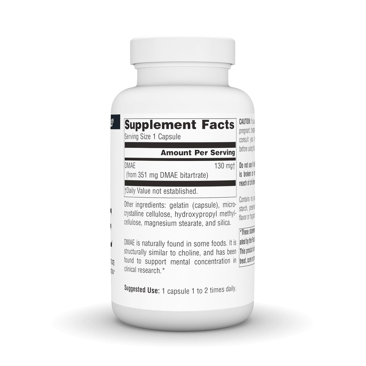 DMAE 351 mg for enhanced focus