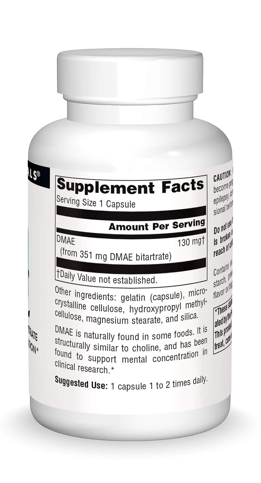 DMAE capsules for enhanced focus