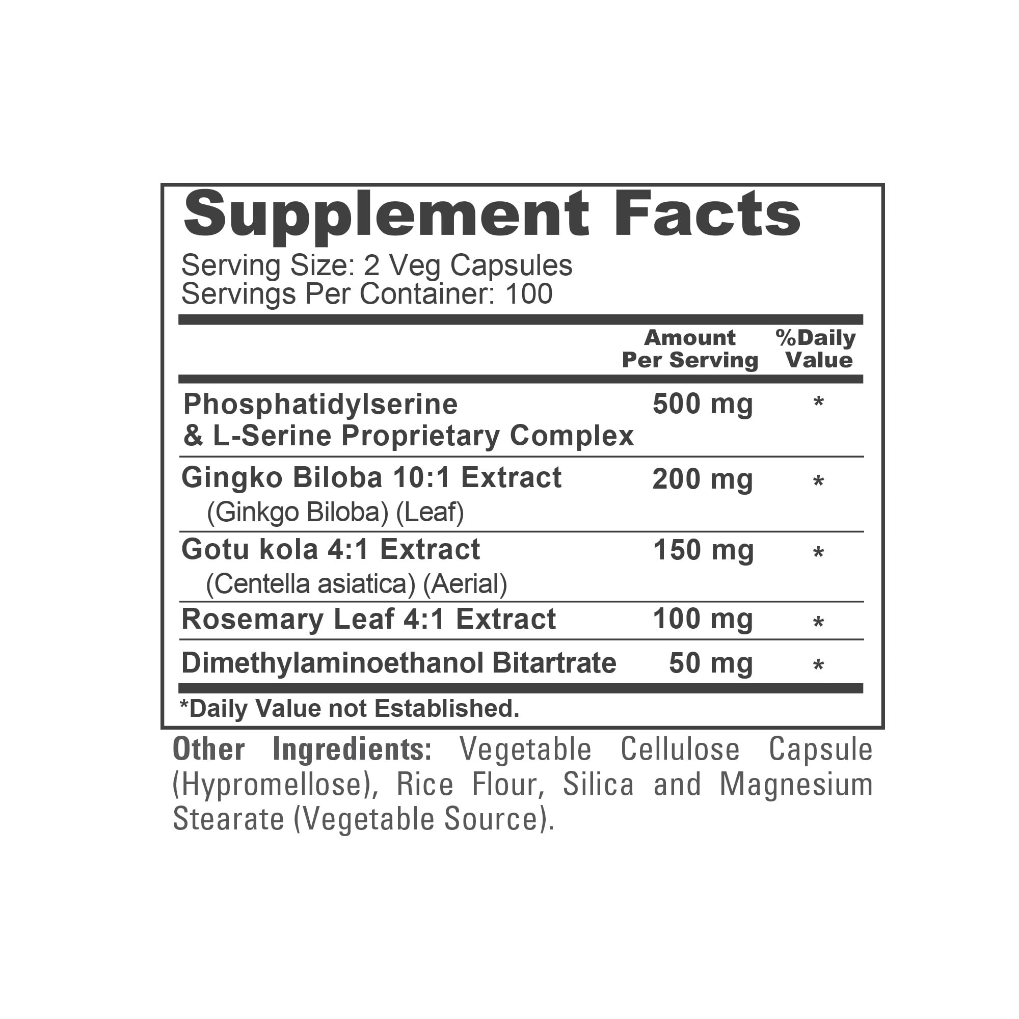 DMAE for improved focus