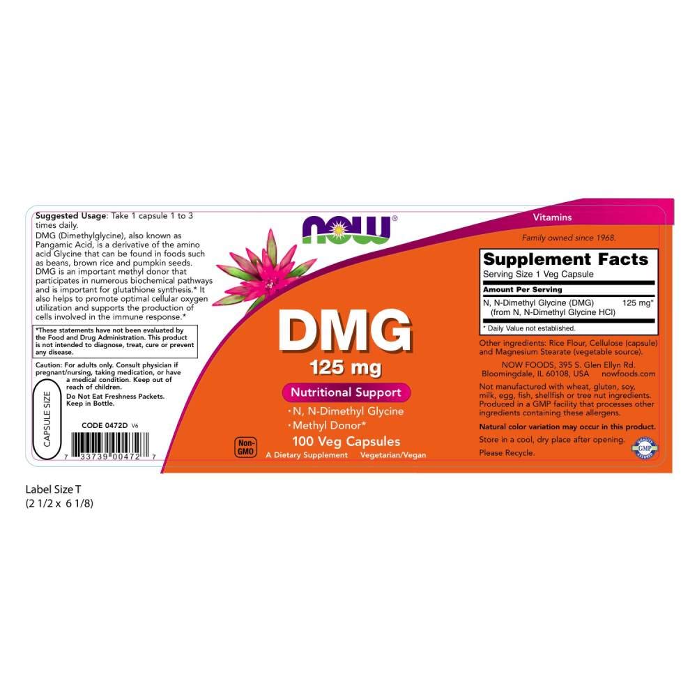 DMG capsules for enhanced immunity