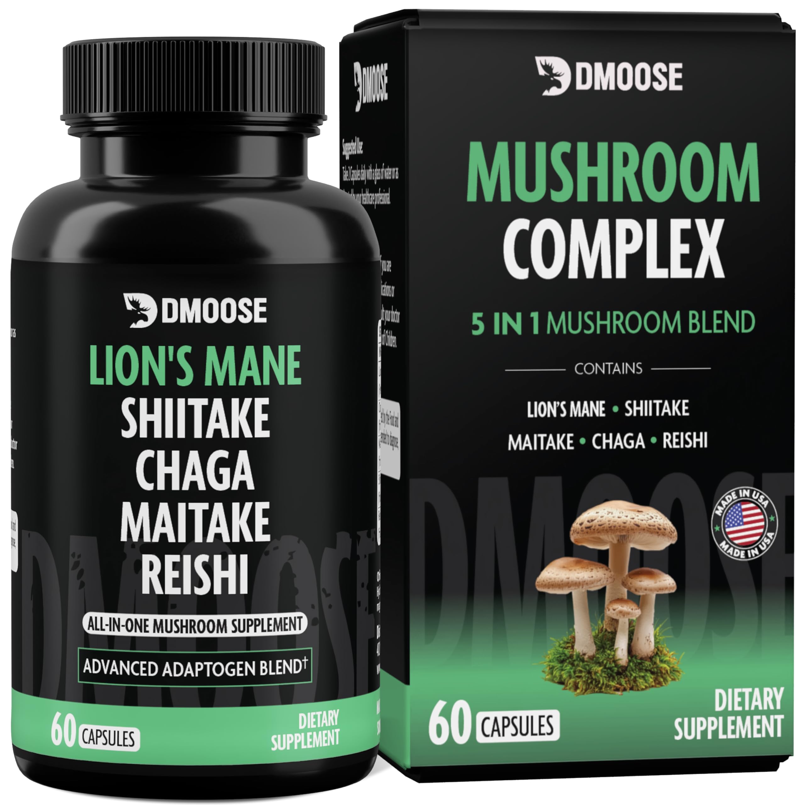DMoose mushrooms for mental clarity