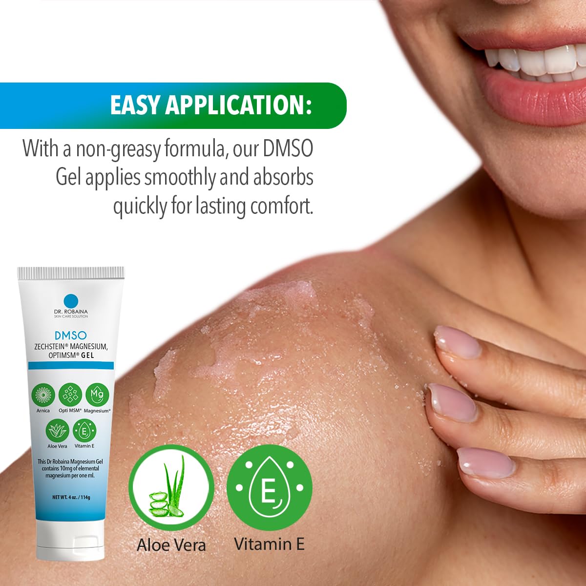 DMSO cream with vitamin E benefits