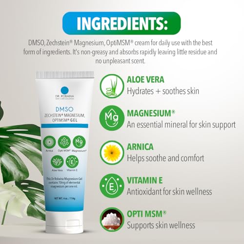 DMSO gel with herbal ingredients