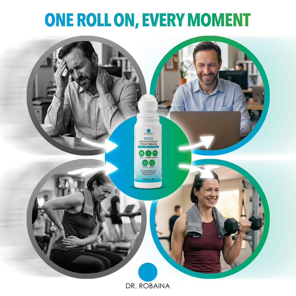 DMSO roll-on for muscle relief