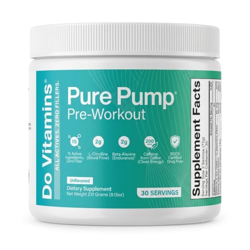Do Vitamins pre-workout powder unflavored