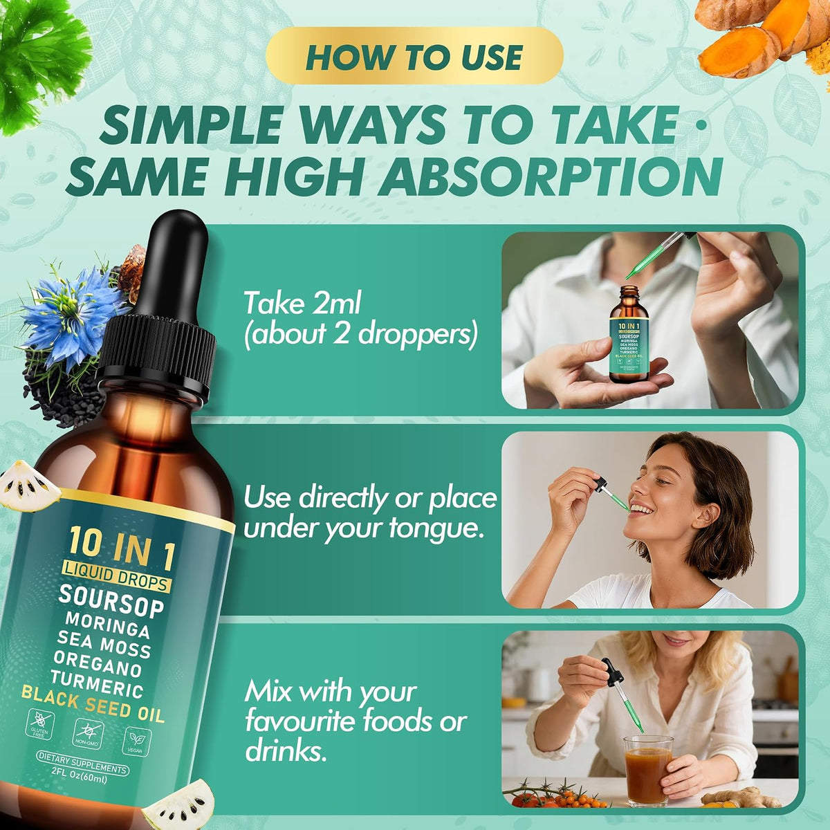 Dobeko herbal drops for daily use