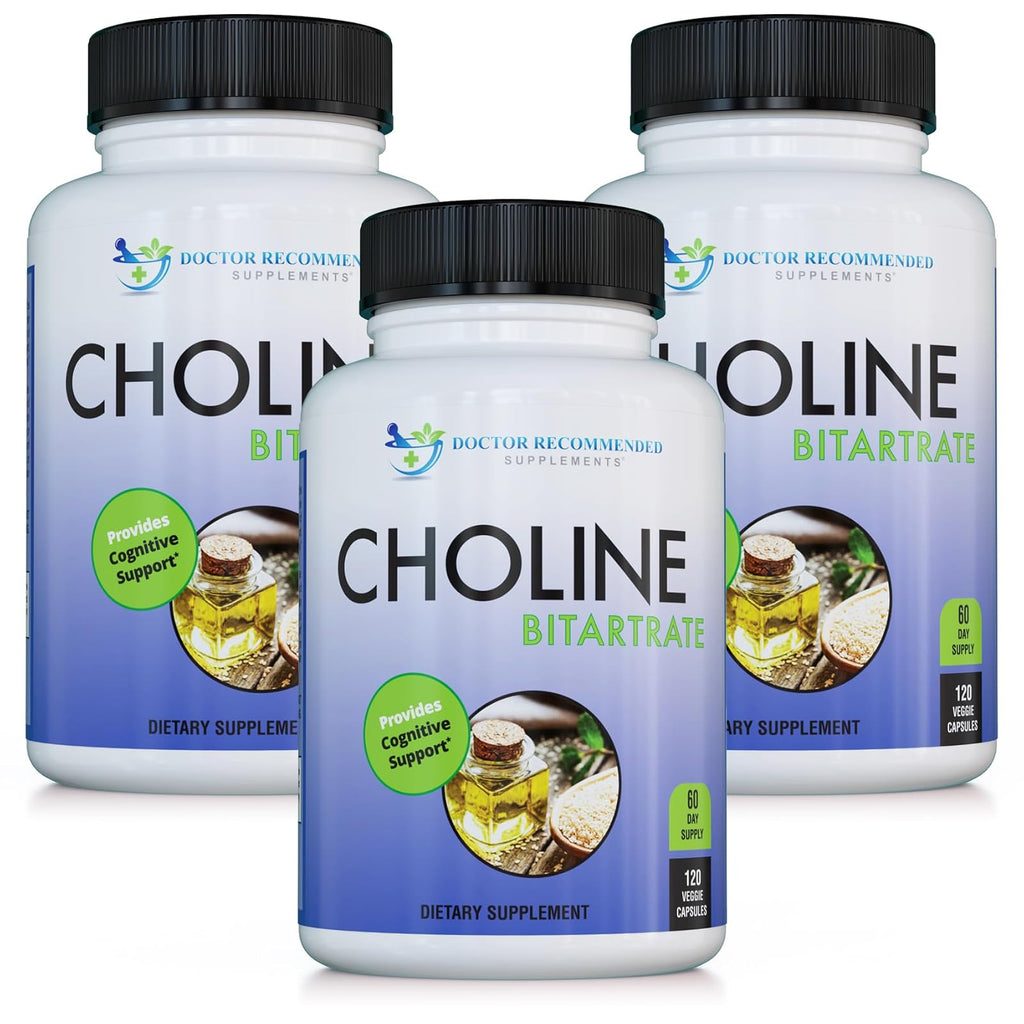 Doctor Recommended Choline 500 mg capsules