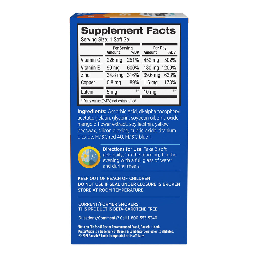 doctor recommended eye health supplements