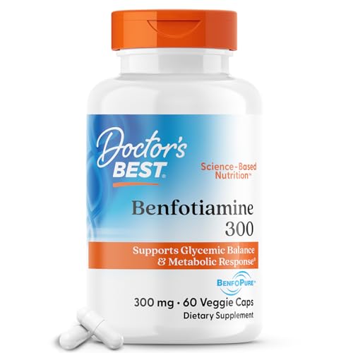 Doctor's Best Benfotiamine 300 mg supplement