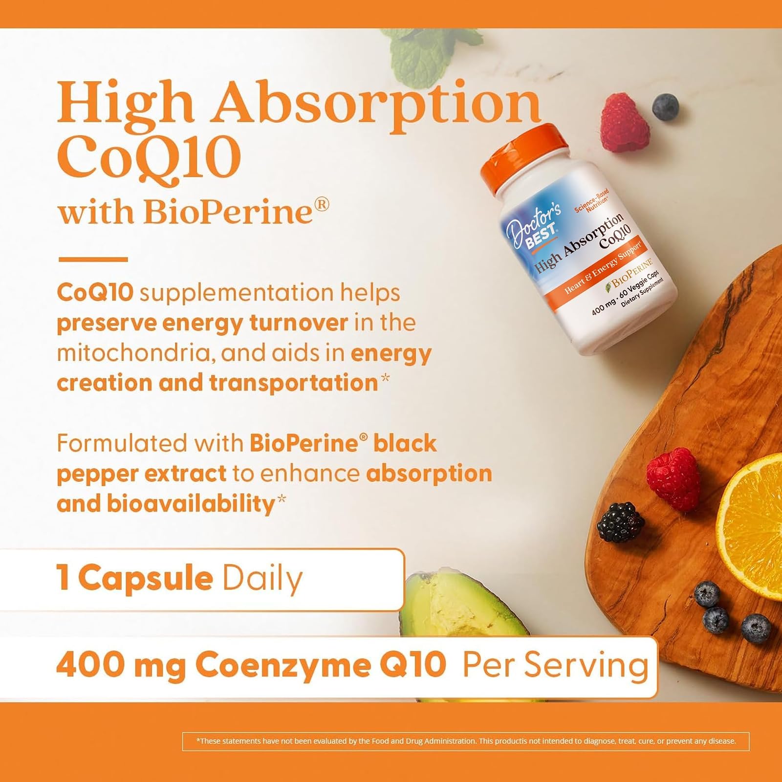 Doctor's Best CoQ10 for vitality